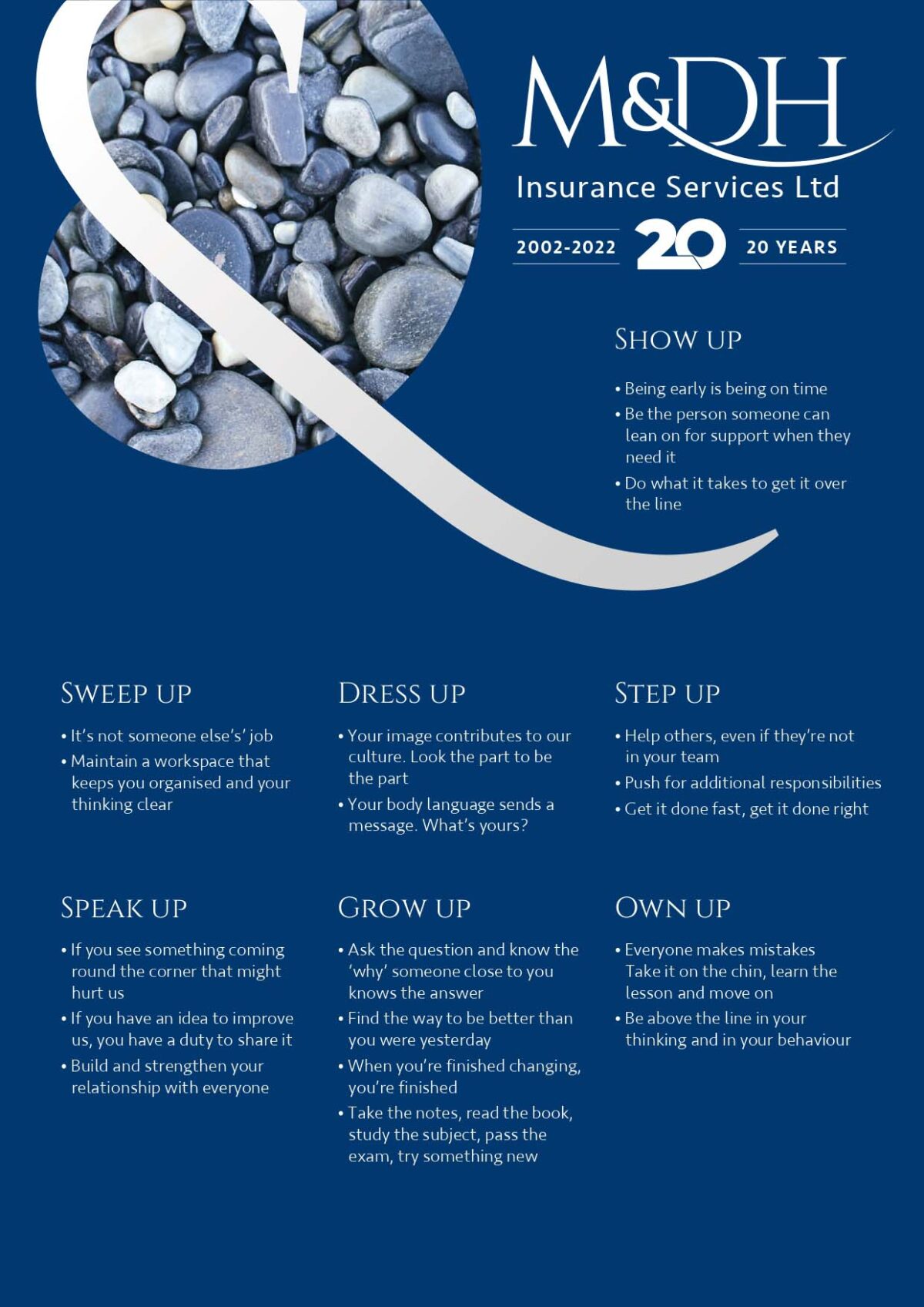 Our Mission, Vision and Values – M&DH Insurance Services Ltd